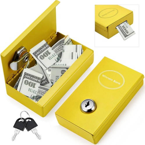 1 Pack Metal Box for Gamblers Pocket Sized Winner Bank Gambling Casino ...