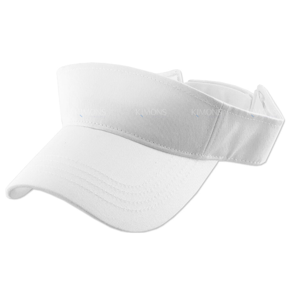 Visor Sun Plain Hat Sports Cap Colors Golf Tennis Beach Adjustable ...
