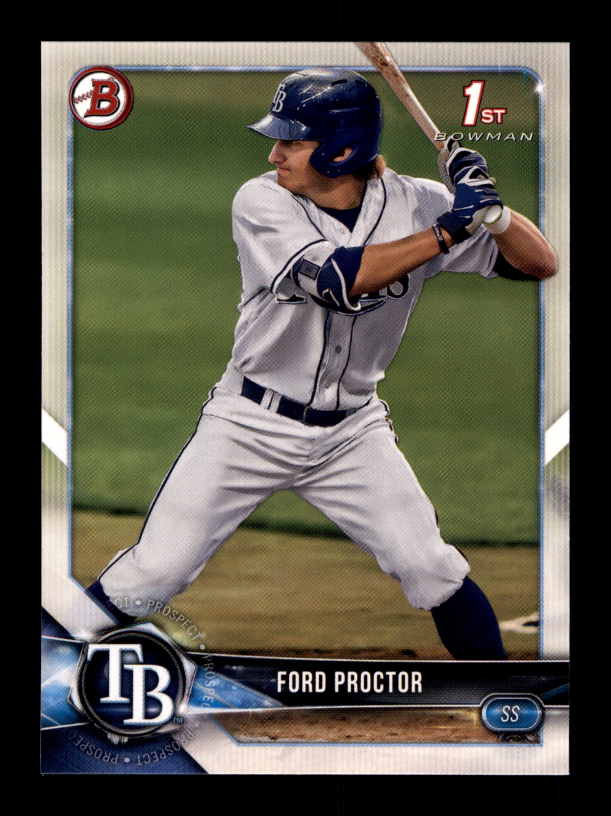 2018 Bowman Draft #BD-105 Ford Proctor Tampa Bay Rays | eBay