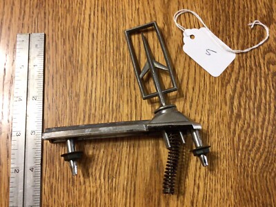 vintage hood ornament emblum Oldsmobile Rocket spring loaded with base ...