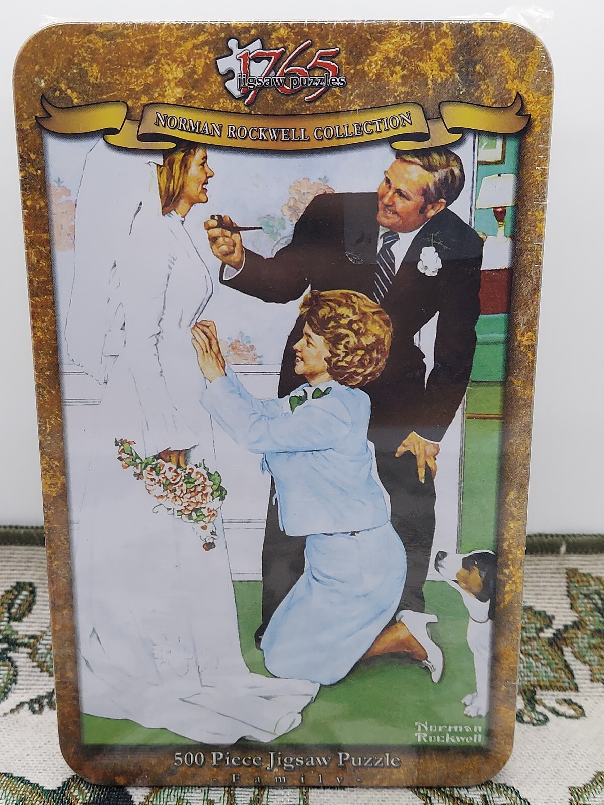 Norman Rockwell Bride to Be- 500 PC Puzzle in a Tin by 1765 Jigsaw for ...