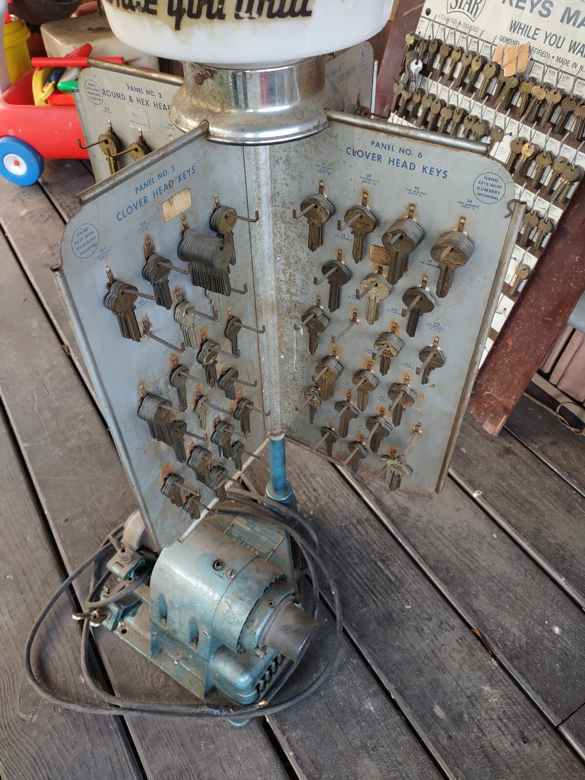 Cole Key Cutter Machine Vintage As Is For Display Only | eBay