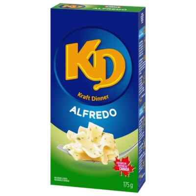 6 Boxes of KD Kraft Dinner Alfredo Flavor Macaroni & Cheese Pastas 175g ...