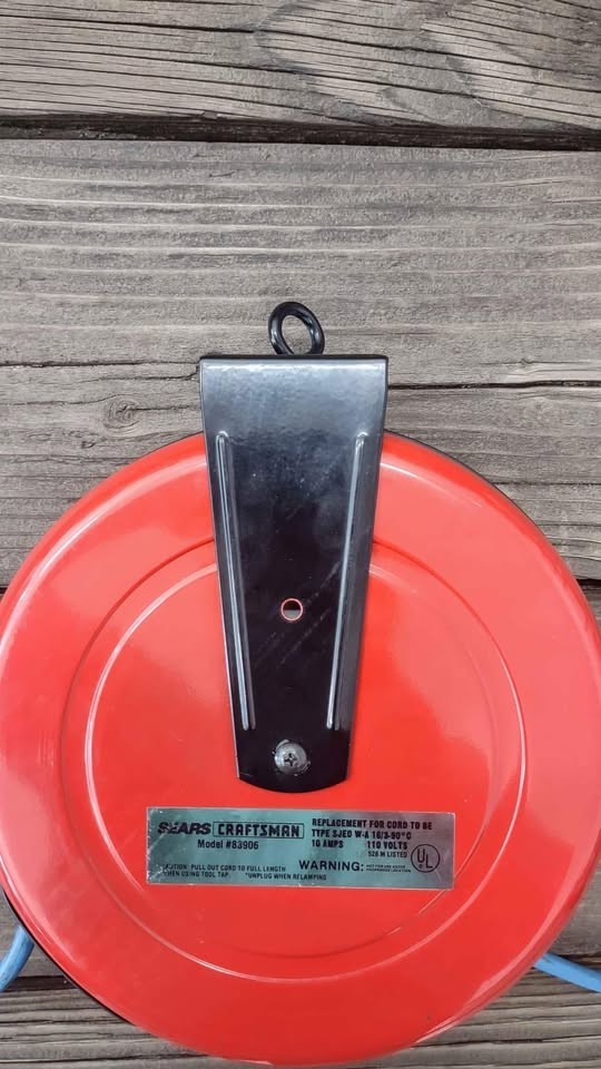 Craftsman 29' retractable extension cord & light Model 83906 | eBay