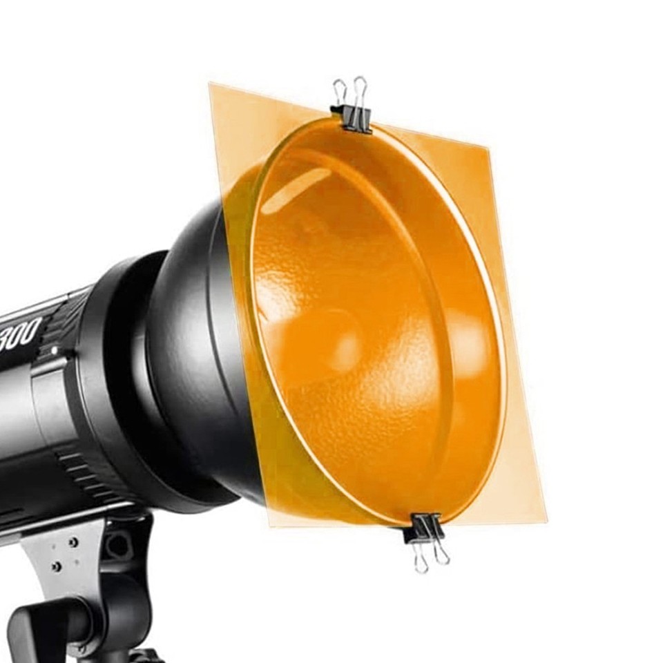 5 Sheets Warm Light Film Plastic Filter Screen Lighting Filters ...