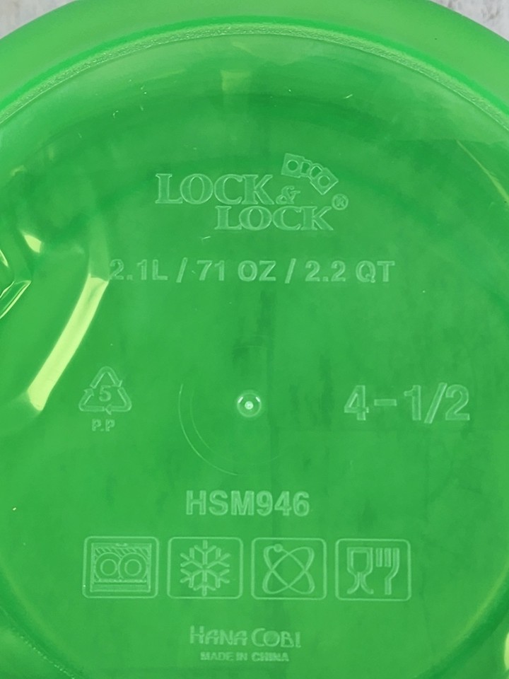 Lock And Lock Green 4-Piece Nesting Container Food Storage Set NEW | eBay