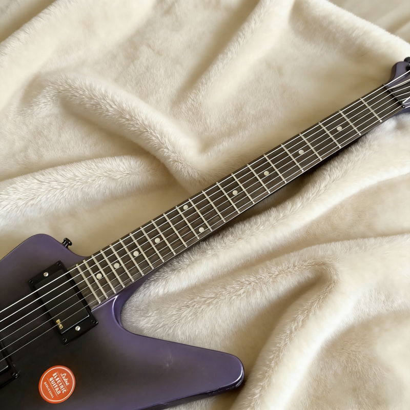 explore electric guitar purple burst HH pickups dot inlay rosewood ...