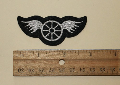 LAPD LOS ANGELES POLICE DEPT TRAFFIC DIVISION Wings and Wheel Felt ...