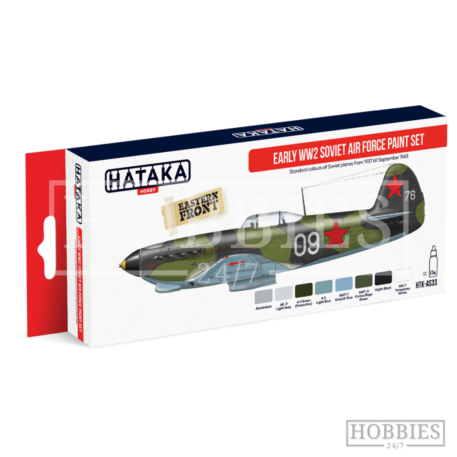 Hataka WW2 Plane Acrylic Paint Set Model Aviation Colour Scheme RAF ...