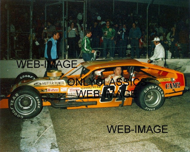 1983 Legend Richie Evans Modified Champ Hutter V8 Engine Auto Racing ...