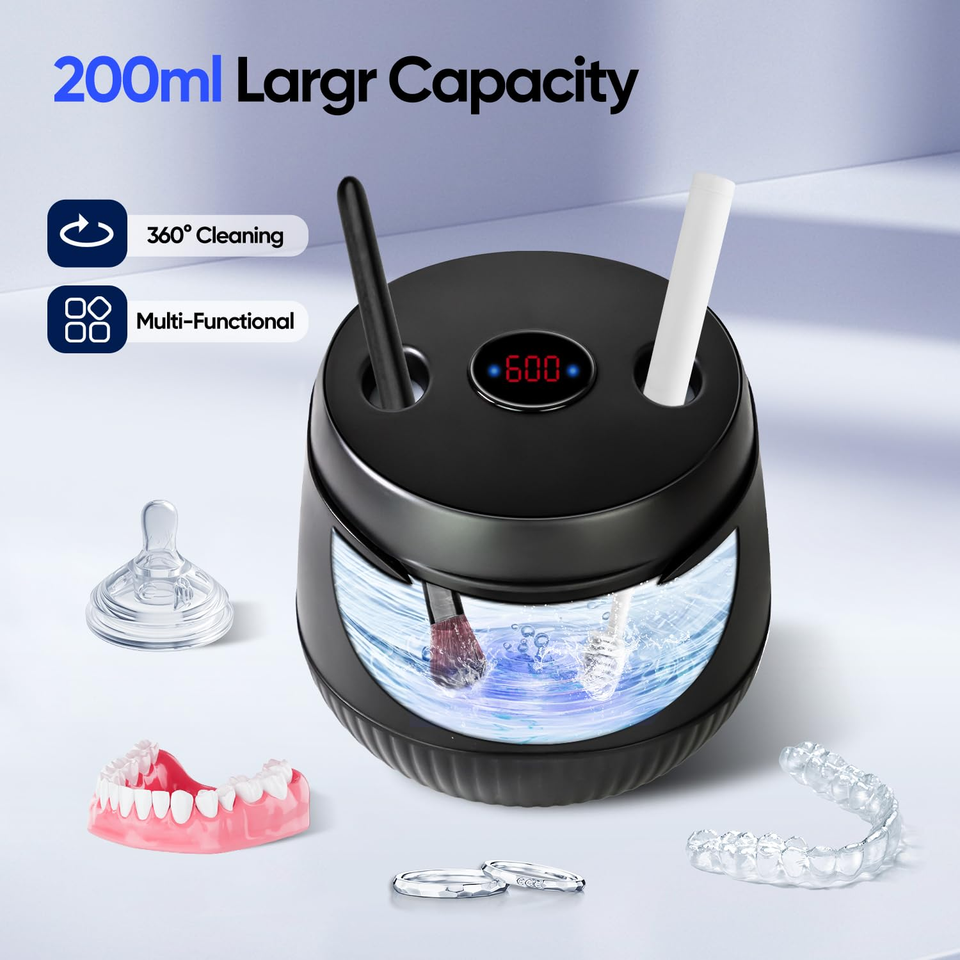 MySmile UV Ultrasonic Retainer Cleaner Machine Guard Cleaser Pod for ...