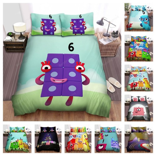 Numberblocks Bedding Set Quilt Duvet Cover Double Queen Enlightenment ...