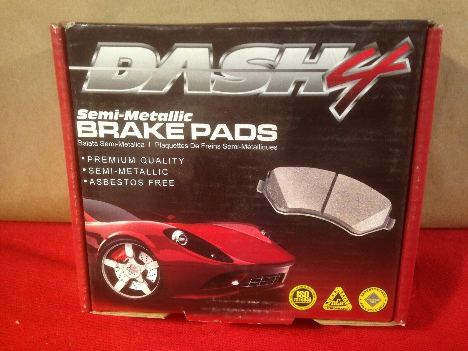 Disc Brake Pad-Semi Metallic Pads Front Dash 4 Brake MD1333 | eBay