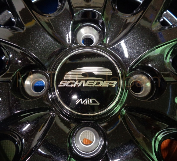 4x SQ27 13x4.0 +43 4x100 MBK Black Light Track Rims Kei Tora Wheels JDM ...