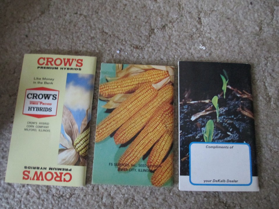 VINTAGE DeKalb Crow's FS Seed Corn Data Notebooks 1970's (3) | eBay