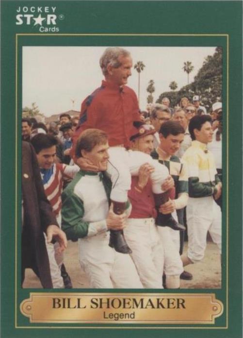 1991 Horse Star Jockey Star Cards - Bill Shoemaker #6 for sale online ...
