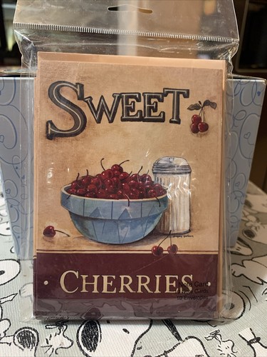 Studio 18 Sweet Cherries 10 Note Cards w Envelopes Brand New | eBay