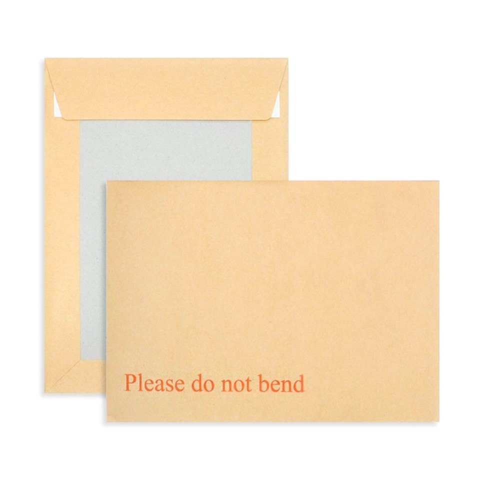 Do Not Bend Hard Card Board Backed Cardboard Back Envelopes A3 C4 A4 C5 ...