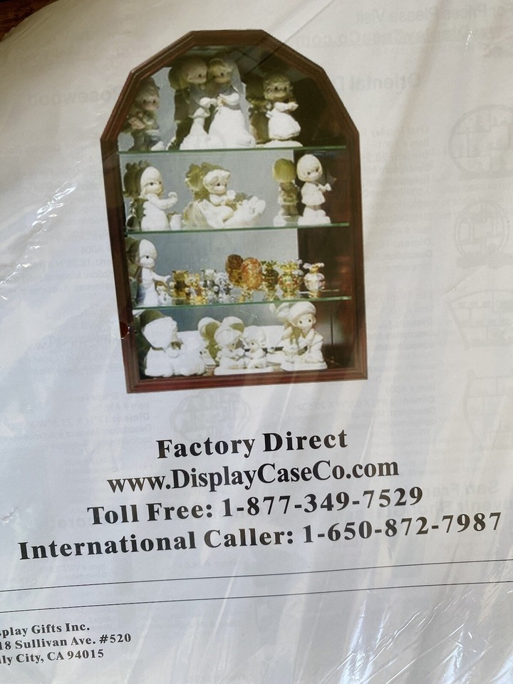 Glass Display Case Shelf Wall Hanging Display Case Store Fixture ...