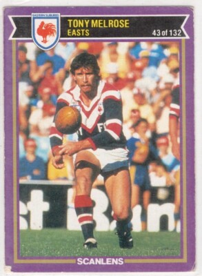 🔥 1987 SCANLENS TONY MELROSE 43 OF 132 🔥 | eBay Australia