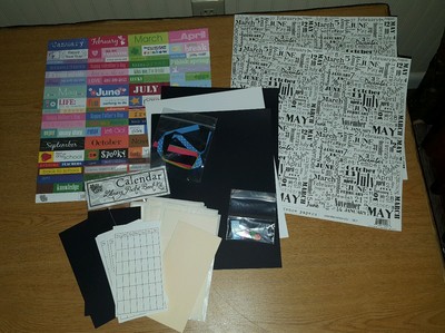 Scrapbook Calendar Library Pocket Book Kit | eBay