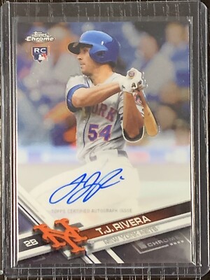 2017 Topps Chrome T.J. Rivera RC Rookie Auto Autograph | eBay