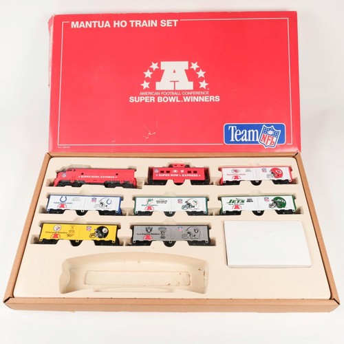 Mantua HO American Football Conference AFC Super Bowl Winners Train Set ...