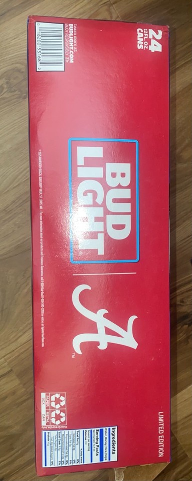 Bud Light 12oz sports 4 different 2025 Alabama Auburn LSU Saints | eBay