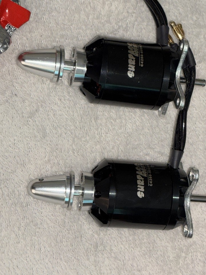 2 SURPASS HOBBY 4260 Brushless Motor 100A FLIER ESC Master 7 Airscrew ...