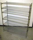 METRO SUPER ADJUSTABLE CHROME WIRE SHELF, SHELVING RACK UNITS, 6 ...