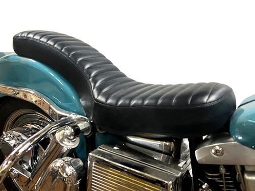 Corbin Gentry Tuck and Roll Seat Black fits Harley Davidson | eBay