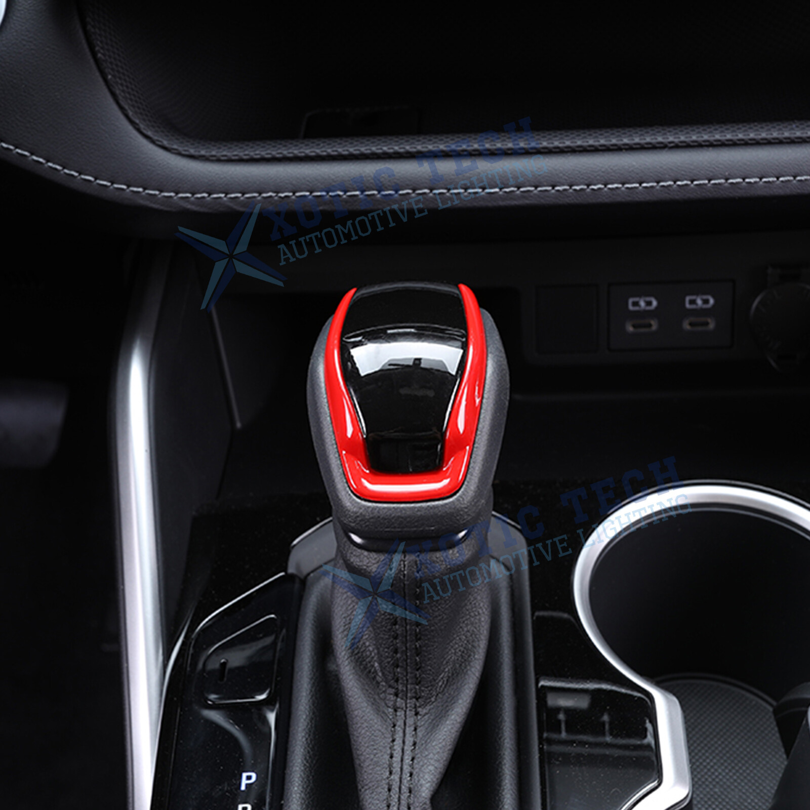 Car Gear Shift Knob Cover Trim For Toyota Highlander XU70 2020+, Rav4 ...