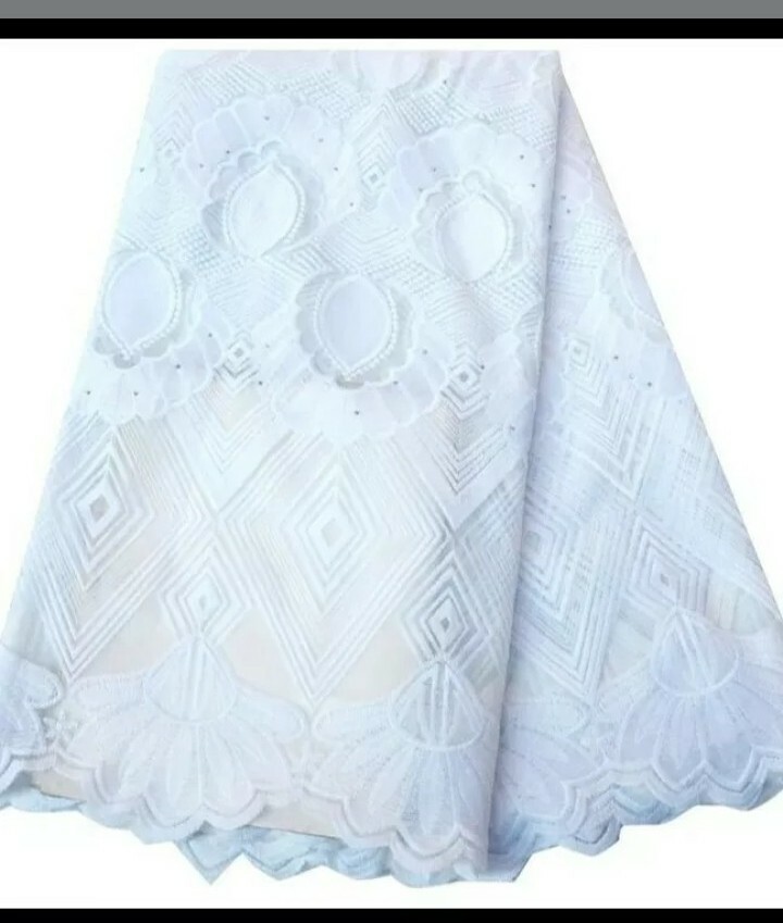 African cotton white Lace Fabric available in 3 different designs | eBay