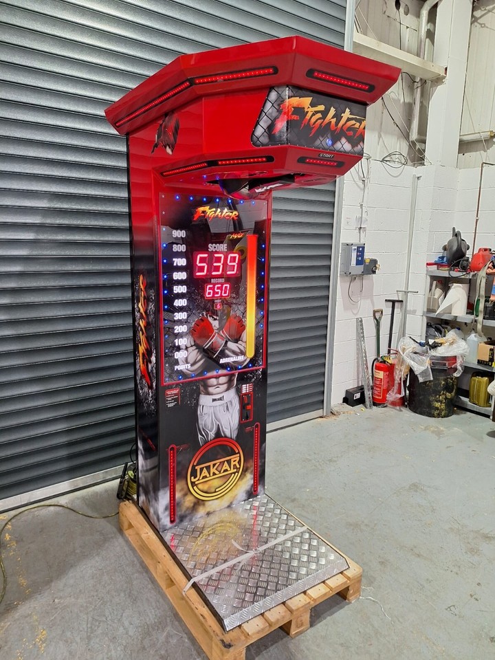 Boxer Punch Coin Operated Machine -Pubs & Clubs /Brand new /Black ...