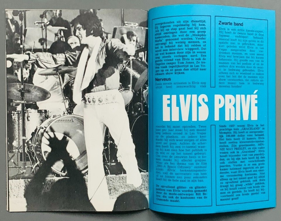 1973 Dutch MUSIC MAGAZINE rare ELVIS PRESLEY Special | eBay