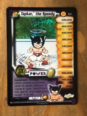 DBZ TAPKAR THE SPEEDY LV2 HOLO FOIL #151 RARE WORLD GAMES SAGA ...