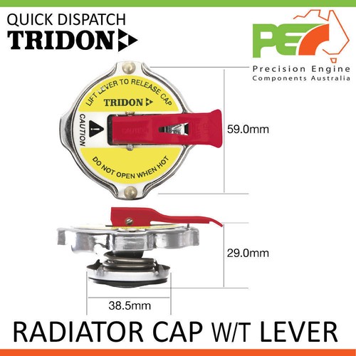 TRIDON Radiator Cap W/ Liver For Mercedes E280 (T) S124, W124 2.8L M104 ...