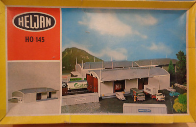 Heljan #145 HO Scale Freight TERMINAL Structure Model Kit IN ORIGINAL ...