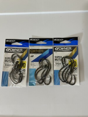 OWNER SUPER MUTU CIRCLE HOOK - SIZE 7/0 - 3bags Total 15hooks | eBay