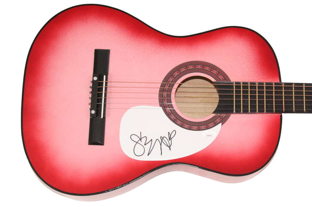 SZA Solana Rowe Signed Autograph Pink Acoustic Guitar - Kill Bill ...
