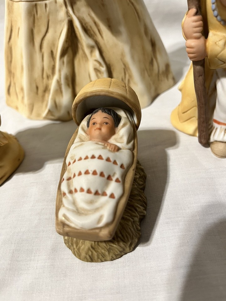 Vintage 1985 Gregory Perillo Nativity Set Sagebrush Kids | eBay