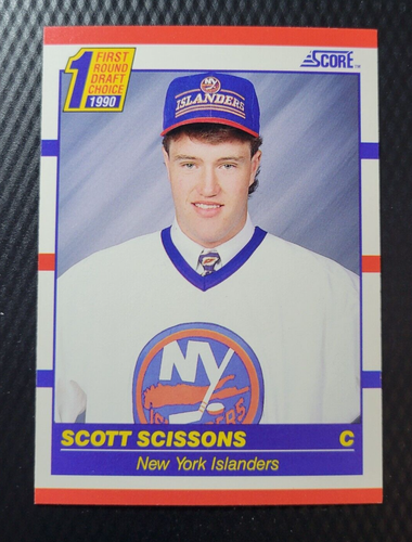 1990-91 Score American NHL Prospect SCOTT SCISSONS New York Islanders ...