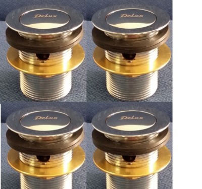 4PC of New Basin Bowl/Sink 40mm Plug & Washer POP UP Waste Chrome ...