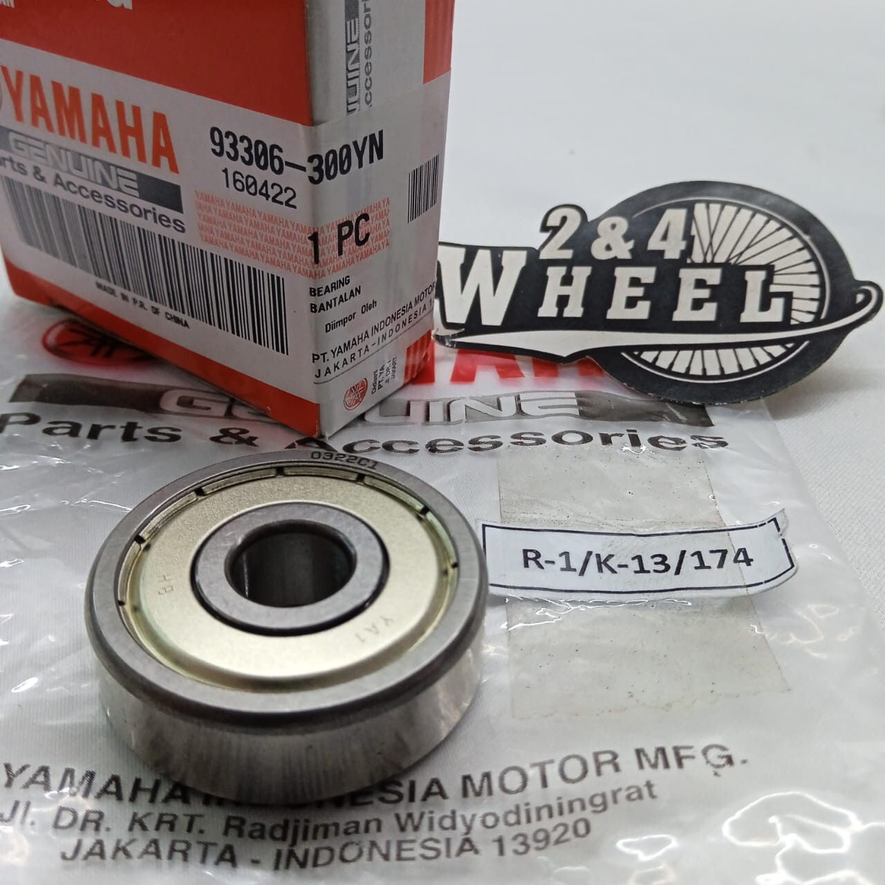 Yamaha N MAX NMAX 2021-2023 Front Hub Wheel Bearing 93306-300YN NEW ...