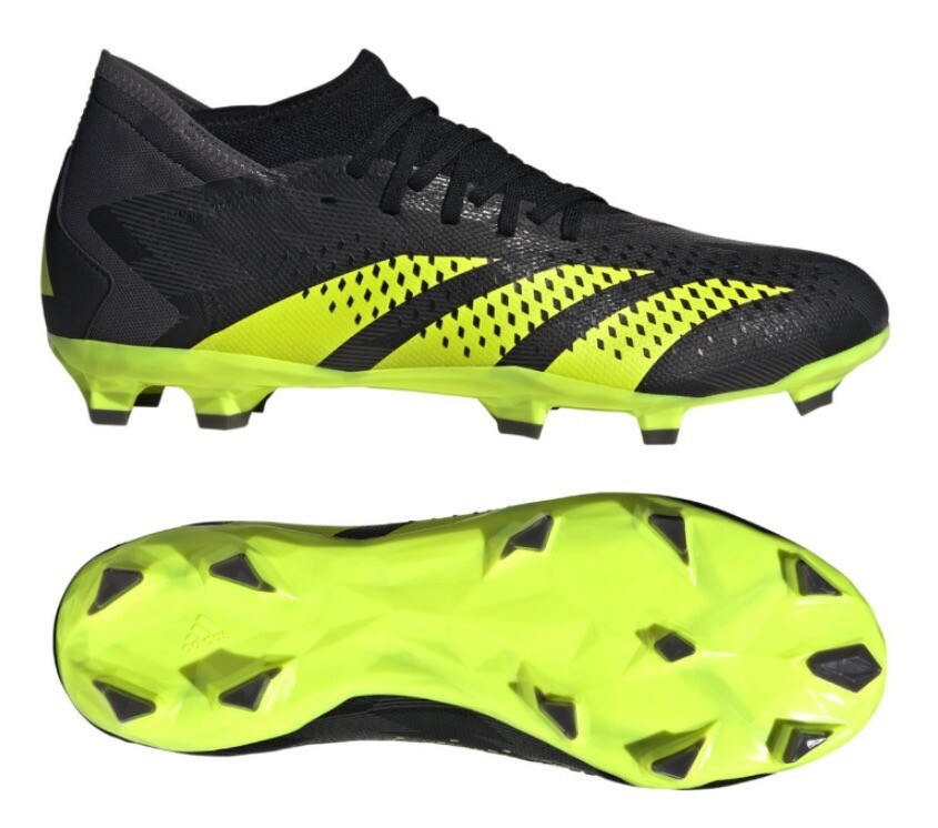 Adidas Predator Accuracy Inj.3 FG Soccer Cleats Shoes Black IG0770 Mens ...