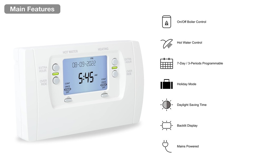7 Day 2 Channel Programmer - Replaces Honeywell ST9400C | eBay UK