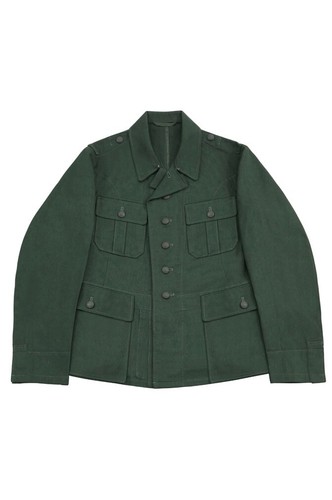 WW2 German Luftwaffe M41 Summer HBT Reed Green Tunic | eBay