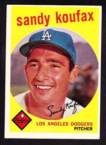 1959 TOPPS #163 SANDY KOUFAX DODGERS | eBay