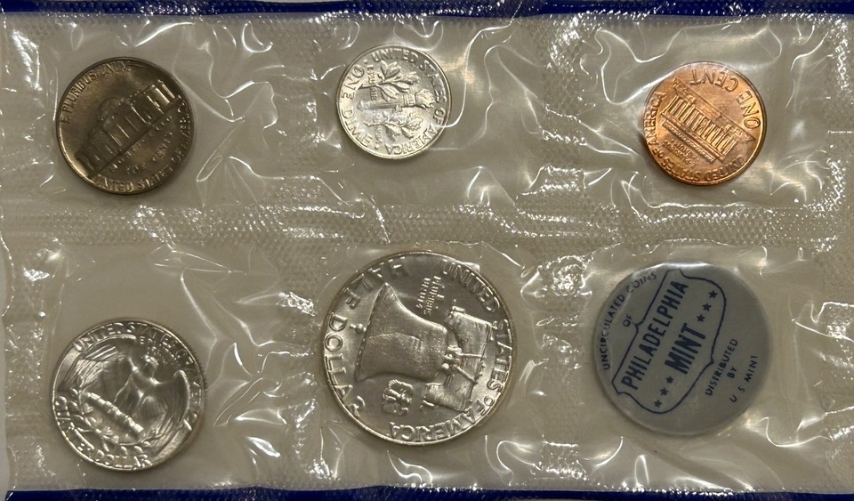 1962 P US Mint Set Exact as Photos/Original Cello Packing | eBay
