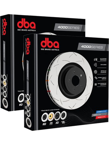 2 x DBA 4000 T3 Slotted Disc Brake Rotor 312mm DBA4838S | eBay Australia